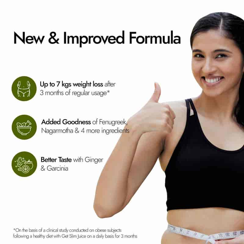 Buy Get Slim Juice 1 L Online for Weight Loss at Best Prices | Kapiva